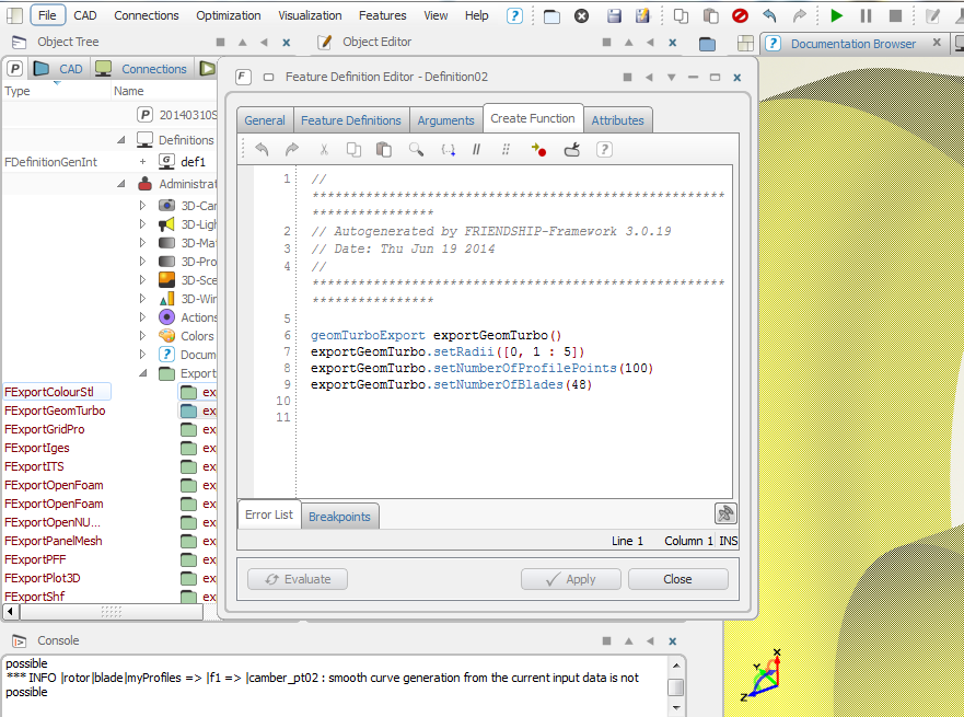 CAESES+numeca Autogrid5 - Software Connections - CAESES Forum