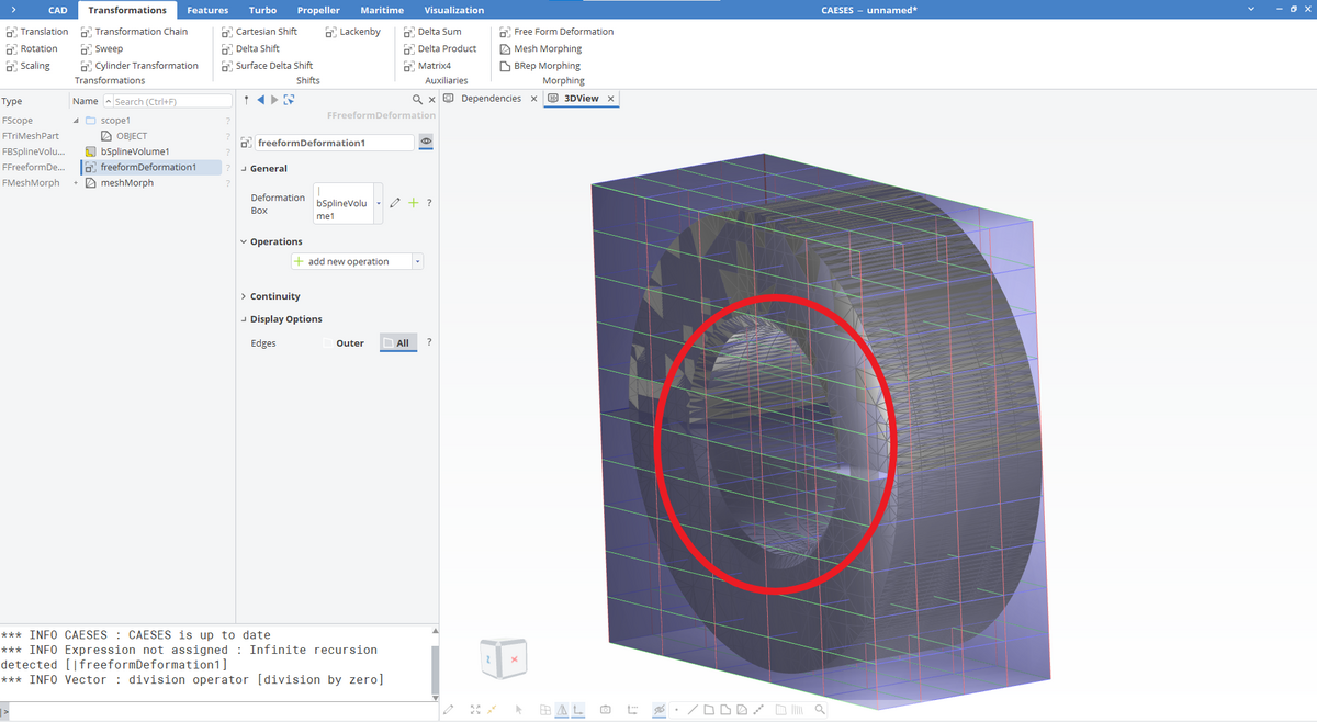 Chamfer Deformation Parameterization Setting General Modeling