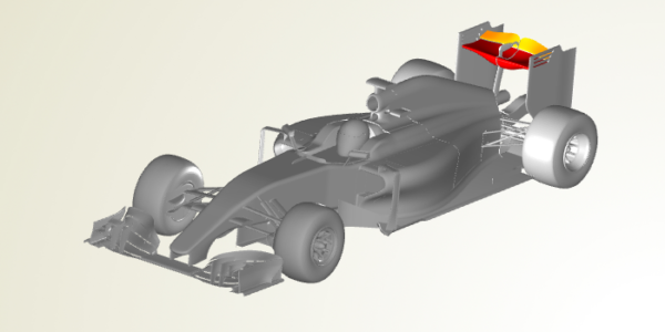 Parametric Design of a F1 Rear Wing › CAESES