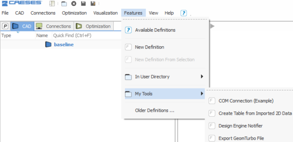 Removal of Feature Definitions › CAESES