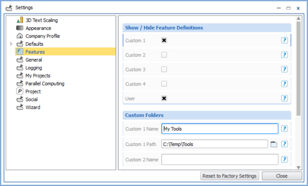 Removal of Feature Definitions › CAESES