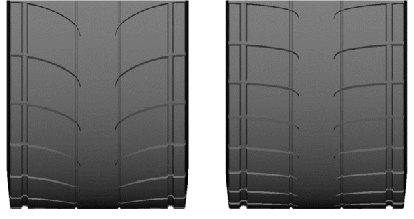 Optimizing Tire Tread Patterns for Reduced Splashing › CAESES